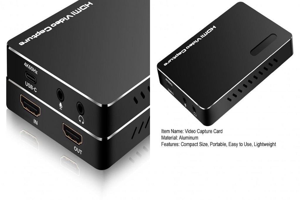 Easy Setup Capture Card Uvc Uac Capture Card High-speed Usb Game ...