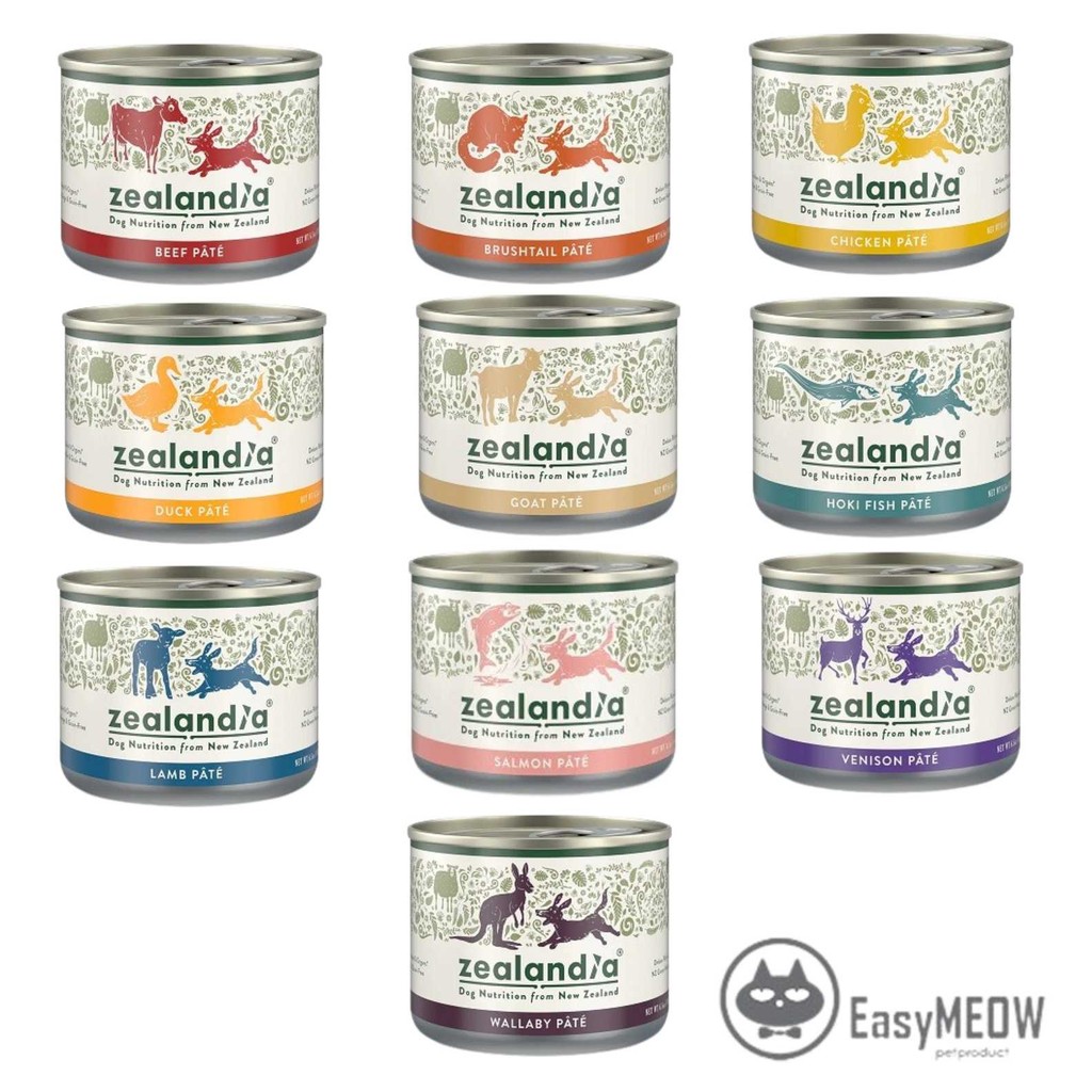 Zealandia Dog Food 185G - Kangaroo / Benison / Beef / Lamb / Duck ...