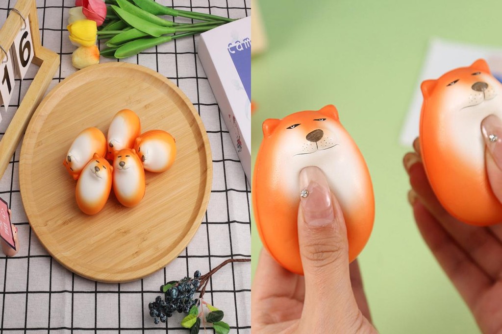 Odorless Stress Relief Toy Durable Fidget Toy Shibako Dog Egg Stress ...