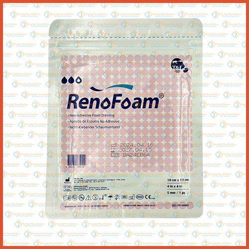 [1 PCS] RenoFoam Non-Adhesive Foam Dressing 10cm x 10cm | Shopee Malaysia