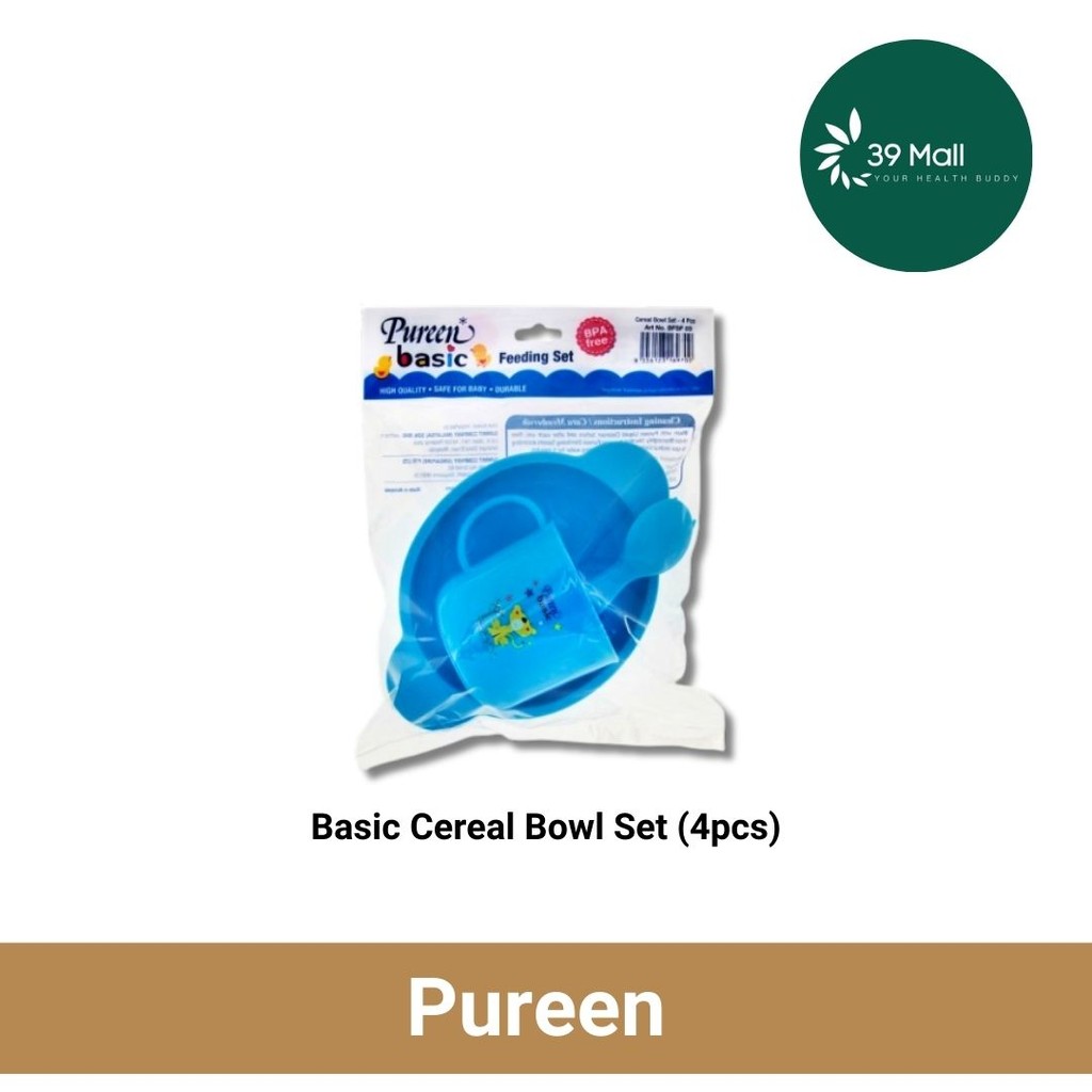 PUREEN - BASIC CEREAL BOWL SET (1 SET 4 PCS) | Shopee Malaysia