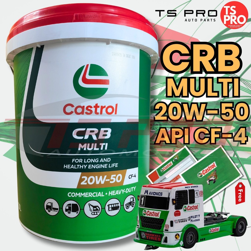 Castrol CRB Multi 20W-50 CF-4 20L - For a Wide Range of Commercial and ...