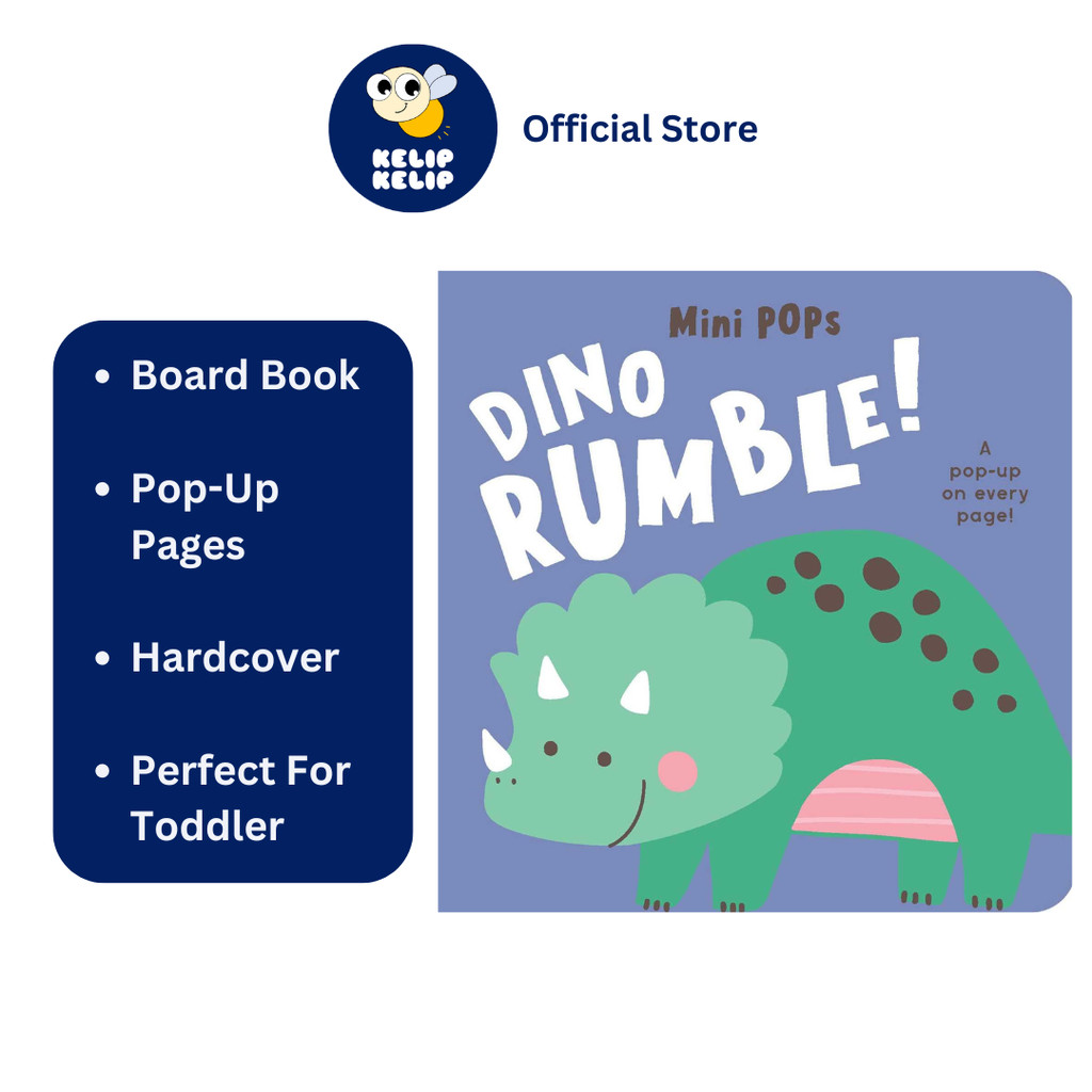 Dino Rumble Pop Up Board Book For Kids With Dinosaurs Pop Up Pages ...