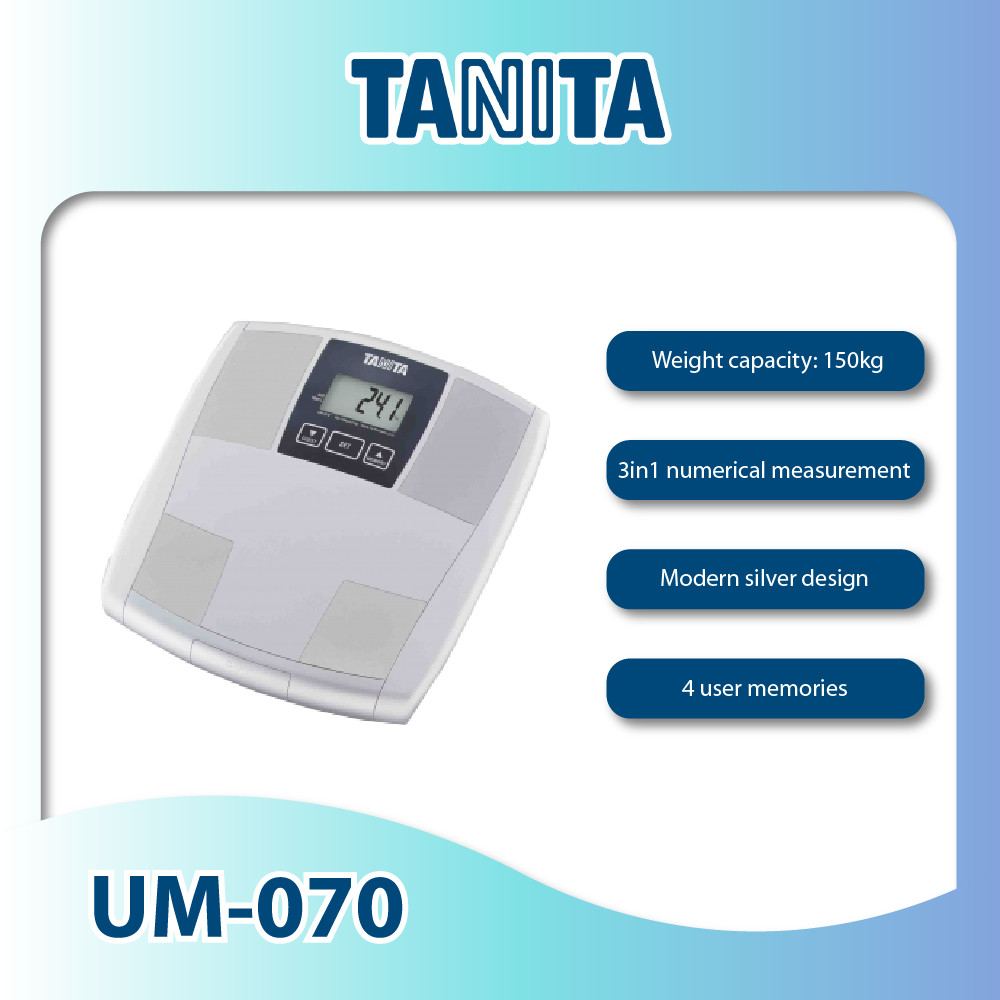 Tanita Official Store UM-070 Monitor Mesin Ukur Lemak Badan Plastik | Plastic Body Fat Monitor ...