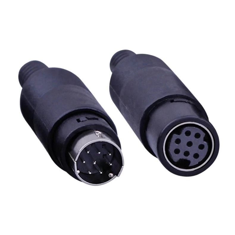 [READY Stock] PLC Mitsubishi Plug Programmer Round Head Small 8-Core ...