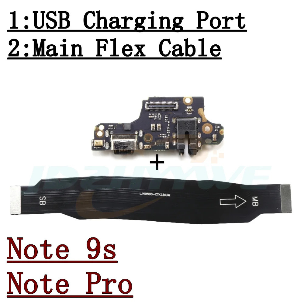 USB Charging Port SIM Card Reader Connector Board For Xiaomi Redmi Note ...