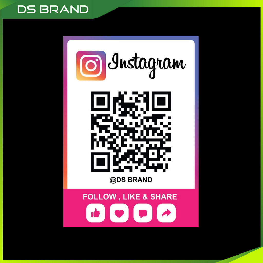 Papan Kod QR / QR Code Rating Review Board / Acrylic UV Printing - DS ...