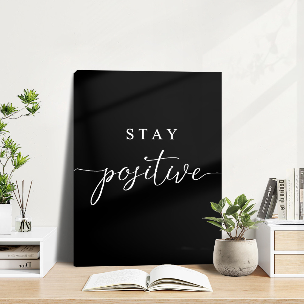 (with Frame)Canvas Simple Inspirational English Alphabet Office Wall ...