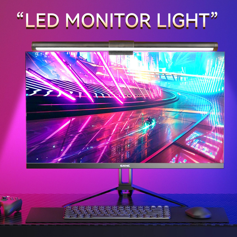 Monitor Bar LED Table Lamp Computer Game Pc Dimming Light USB Reading ...