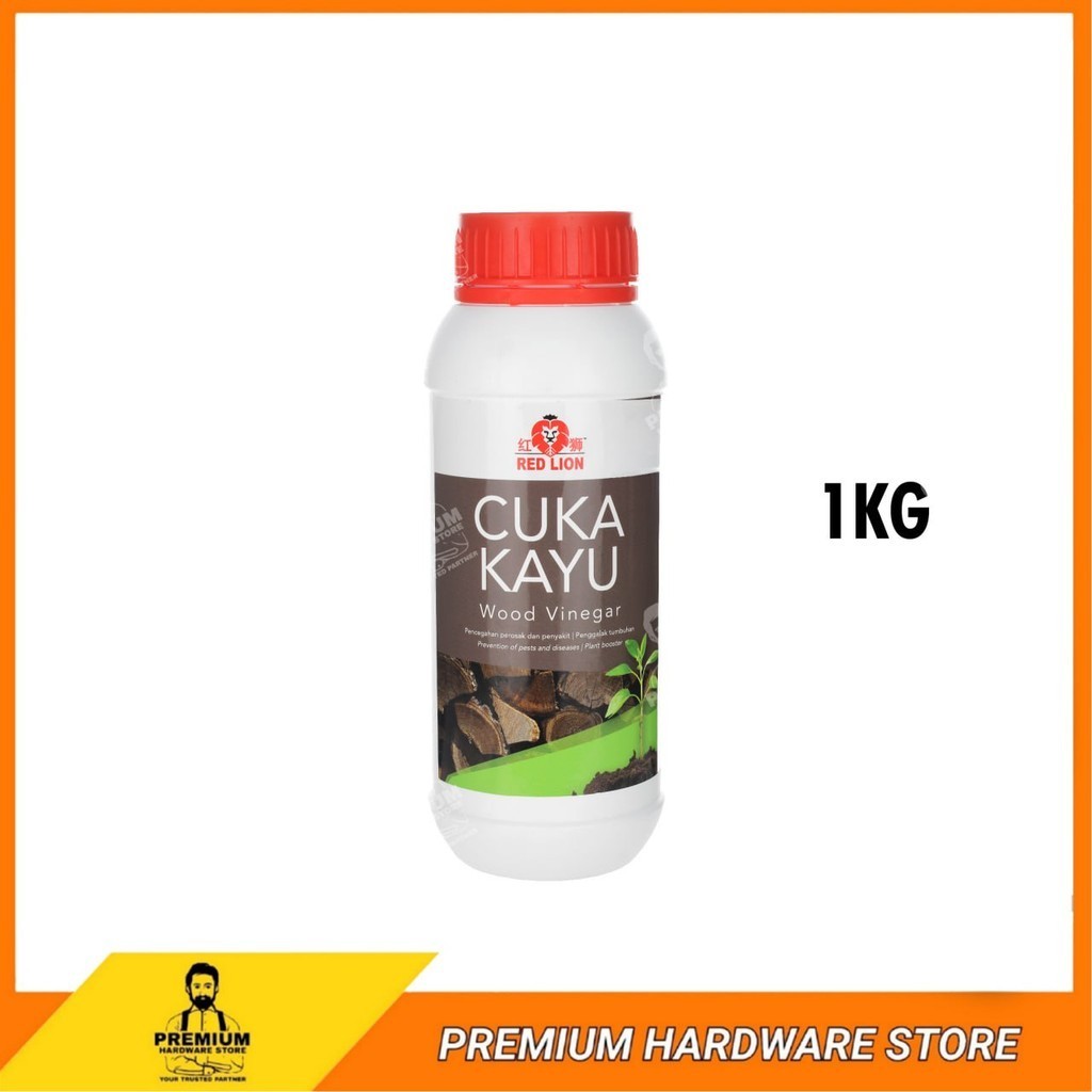 RED LION Cuka Kayu 1 Liter Wood Vinegar Plant Booster Diseases ...