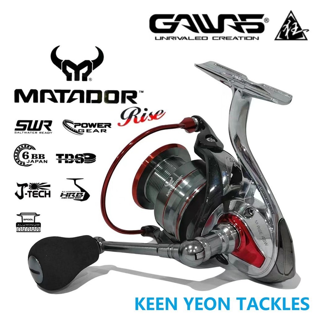 GAWAS MATADOR SPINNING REEL (BULL / RISE / SPORT) | Shopee Malaysia