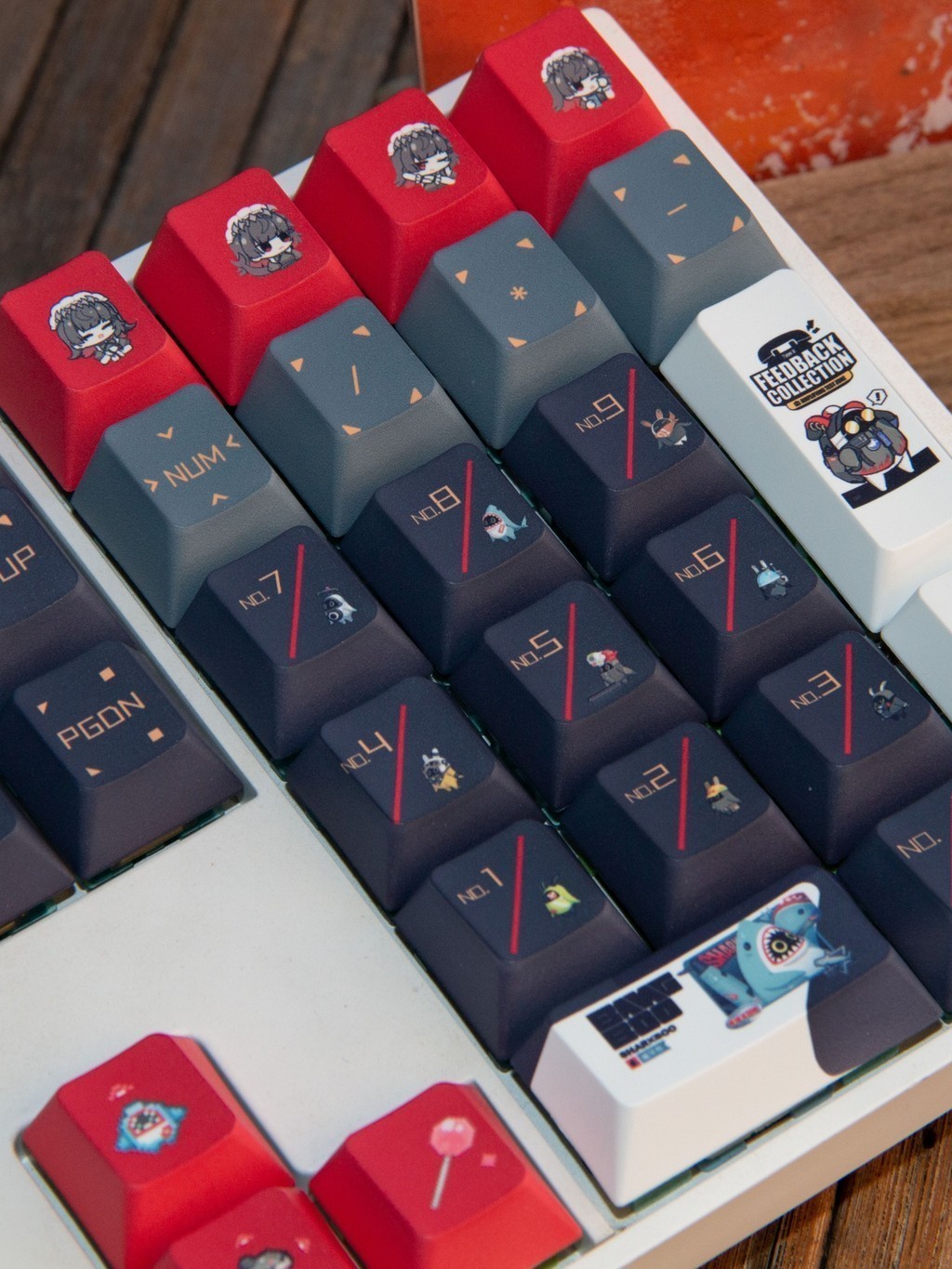 Ellen Joe Keycap Cherry Profile 129 Keys PBT Five-sided Dye Sublimation ...
