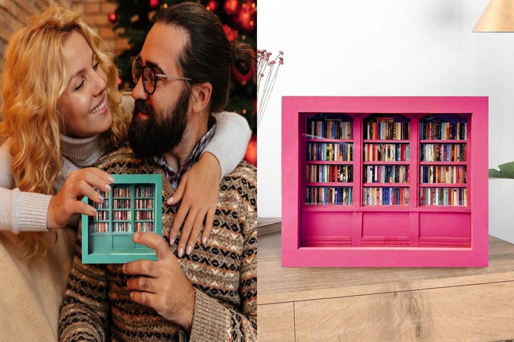 BIL Miniature Bookshelf Display Mini Bookshelf Decor Mini Bookshelf ...
