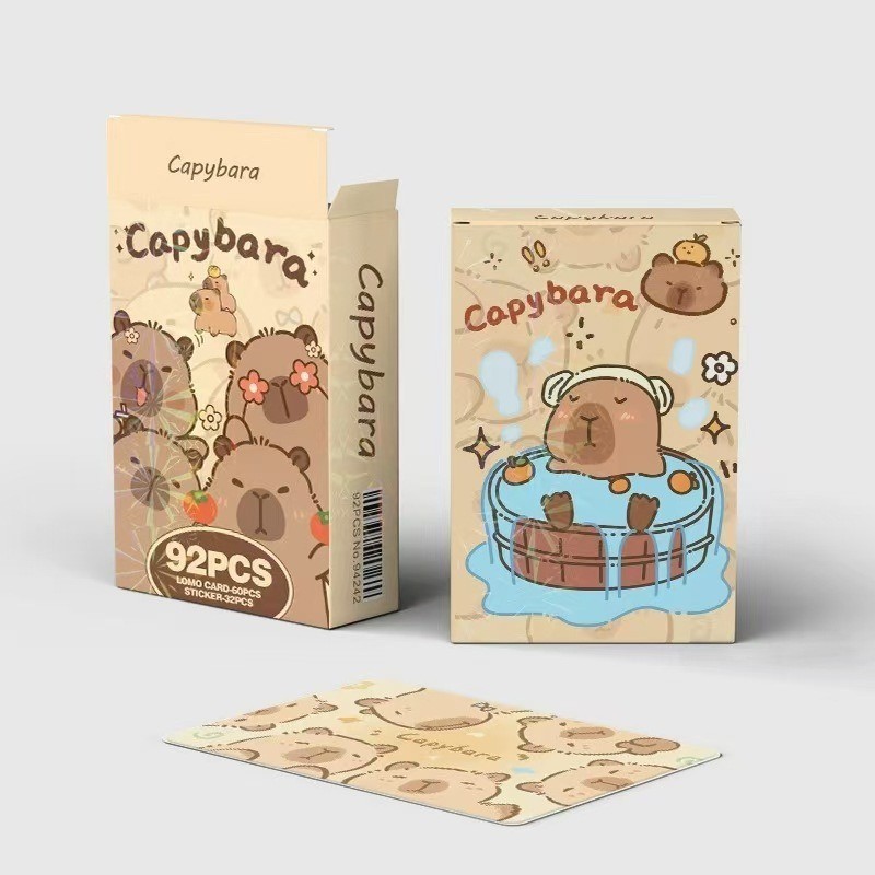 30pcs Anime Capybara Lomo Cards Kapibala Fun Collection Cards Cute and ...