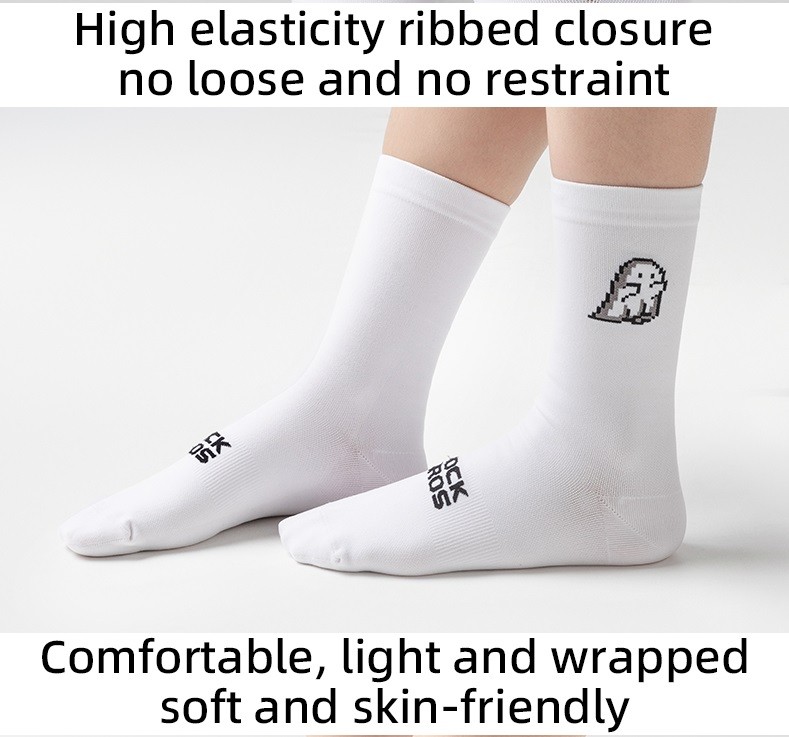 【MY Delivery】ROCKBROS Cycling Socks Mid-Calf Sweat-Wicking and Quick ...