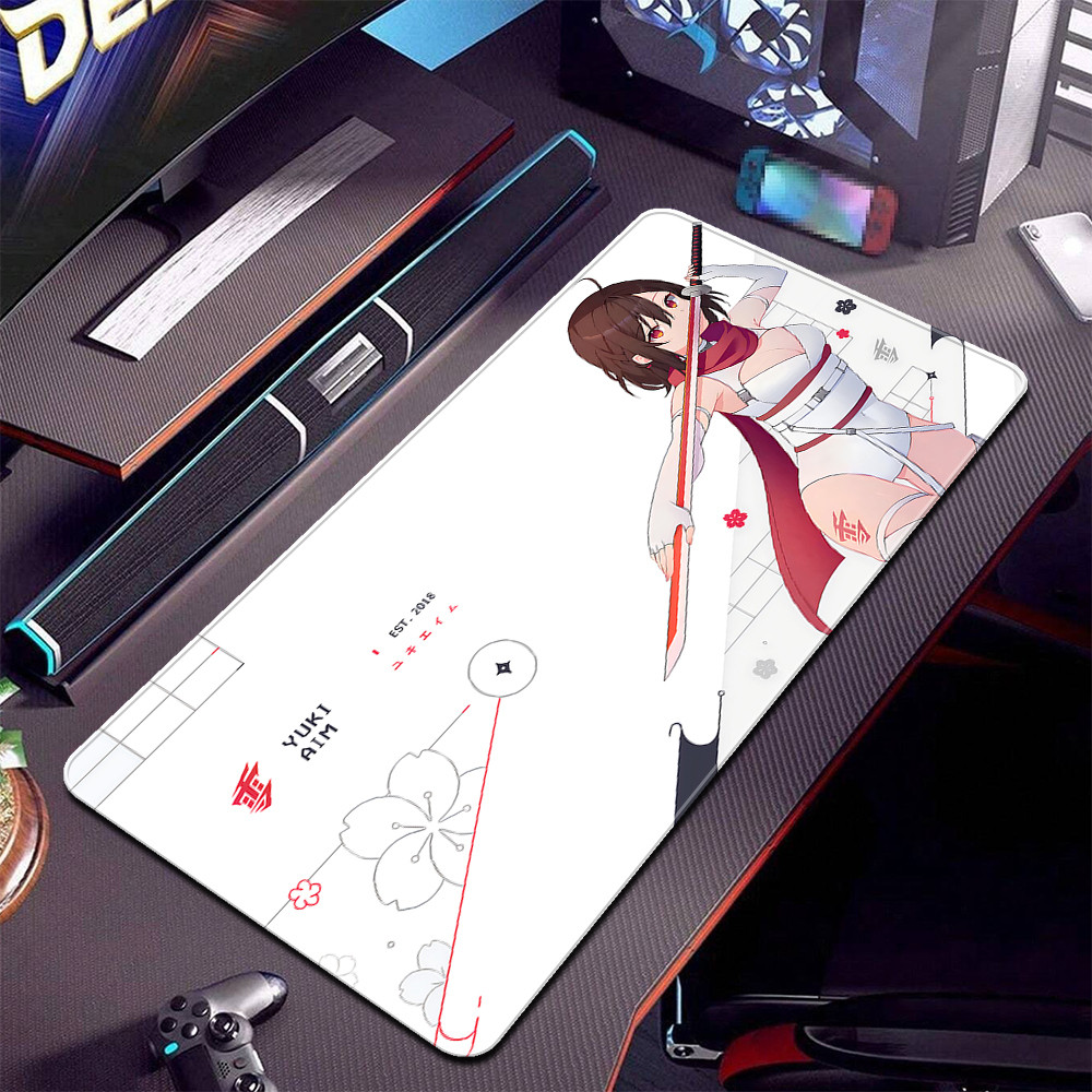 Anime Mousepad YUki Aim Rubber Mouse Mat Office Non-Slip Large Mouse ...
