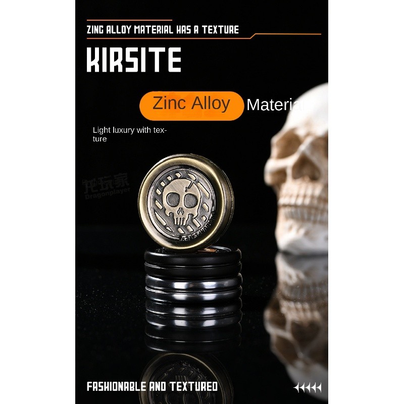 EDC & Toy - 'New Ghost Head' Fidget Slider, Metal Alloy, Stress ...