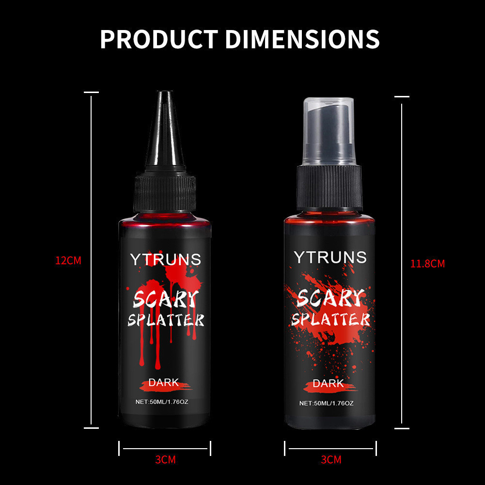 Halloween Cosplay Fake Blood Plasma Fake Vampire Teeth Scar Wax Zombie ...