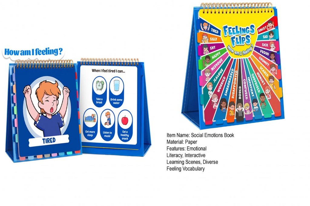 [TY] Interactive Emotion Scenes Book Emotion Regulation Tools Emotion Learning Book for Kids ...