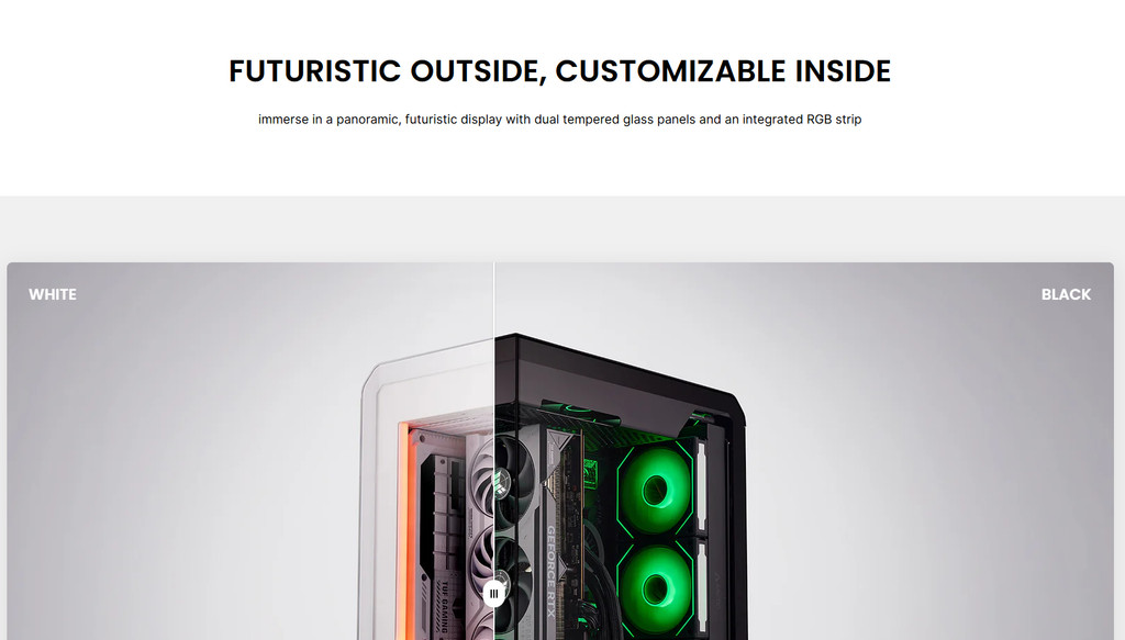 SSUPD XHUTTLE DUAL CHAMBER ATX PC CASE - BLACK | Shopee Malaysia