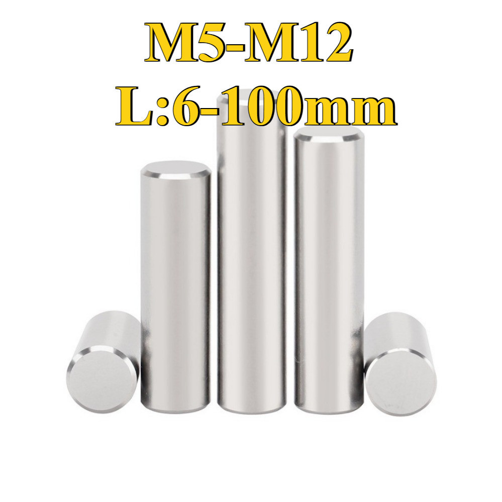 [RL] M5 M6 M8 M10 M12 Dowel Pins Metal Pin Straight Pin Locator Pin 304 ...