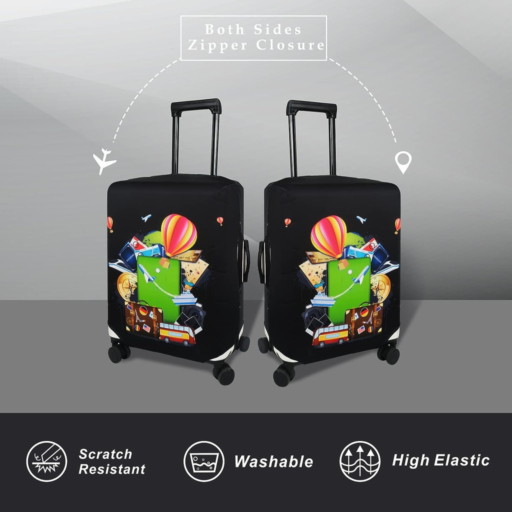 WEMEET Garfield Travel suitcase cover 18-32 inch high elastic Luggage ...