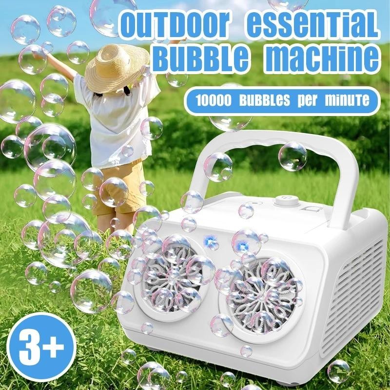 26-hole Stage Bubble Machine Two-hole Portable Automatic Outdoor Bubble ...