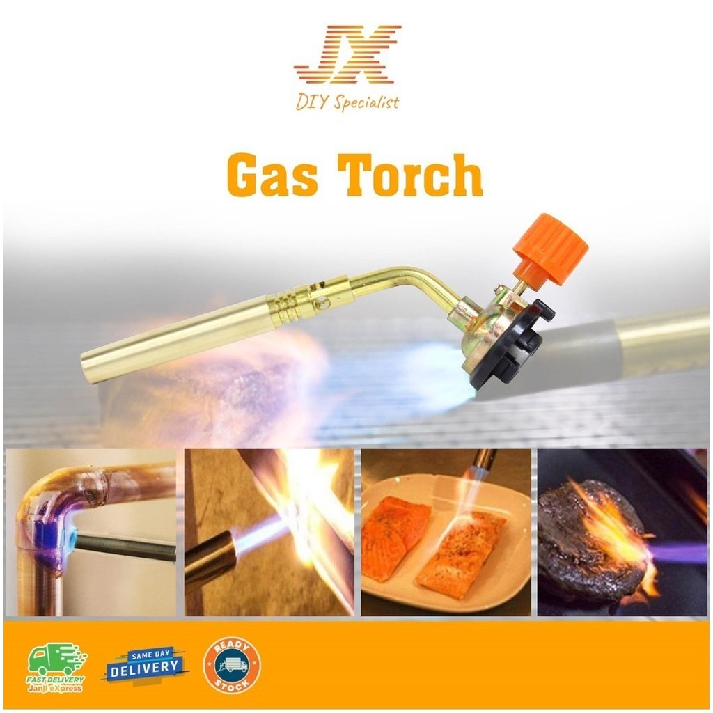 Brazing Blow Torch Portable Cassette Butane Gas Propane Welding ...