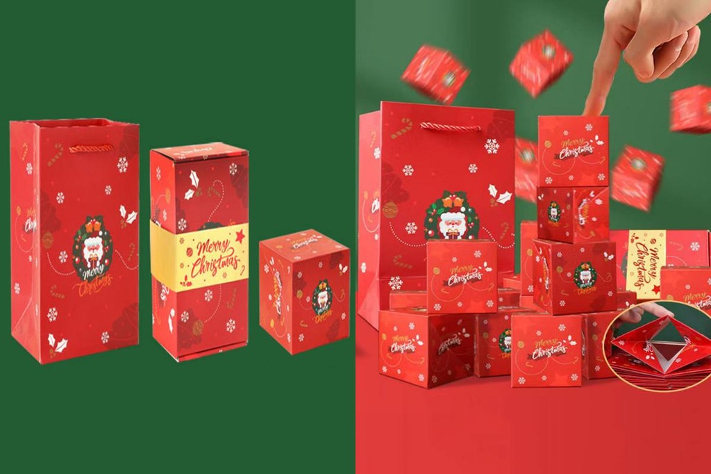 GRE Surprise Jumping Box Safe Gift Packaging Solution Christmas ...