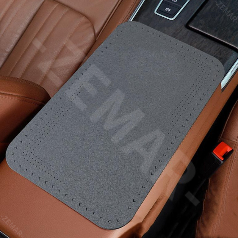 Chery Car Armrest Box Anti Slip Pad Suede Car Center Console Storage ...