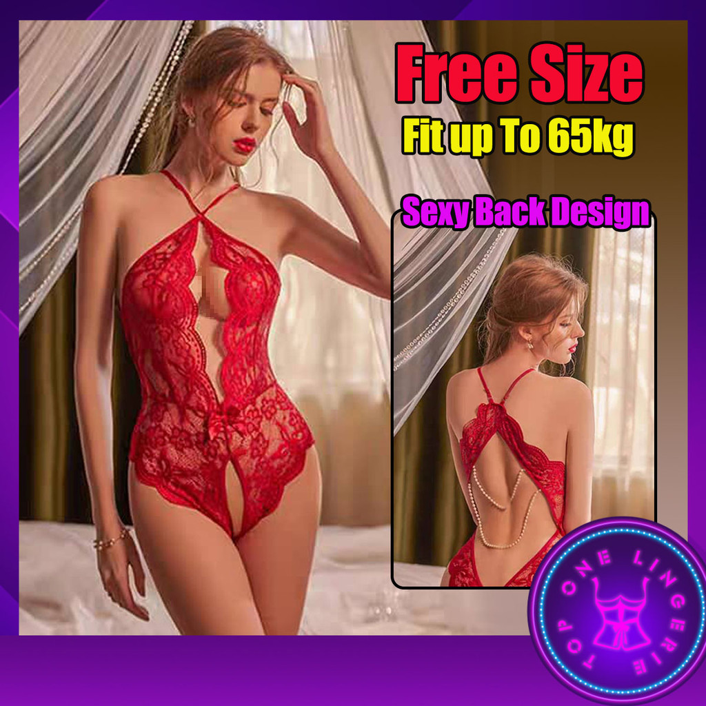 Baju Tidur Renda Seksi Sexy Romper Lingerie Sleepwear 性感情趣内衣 [Q418] | Shopee Malaysia