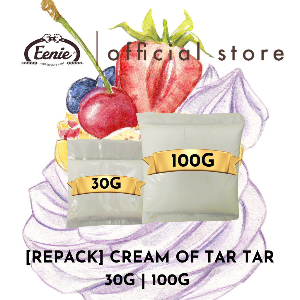 [REPACK] CREAM OF TAR TAR POWDER | 30G | 100G | HALAL | Shopee Malaysia