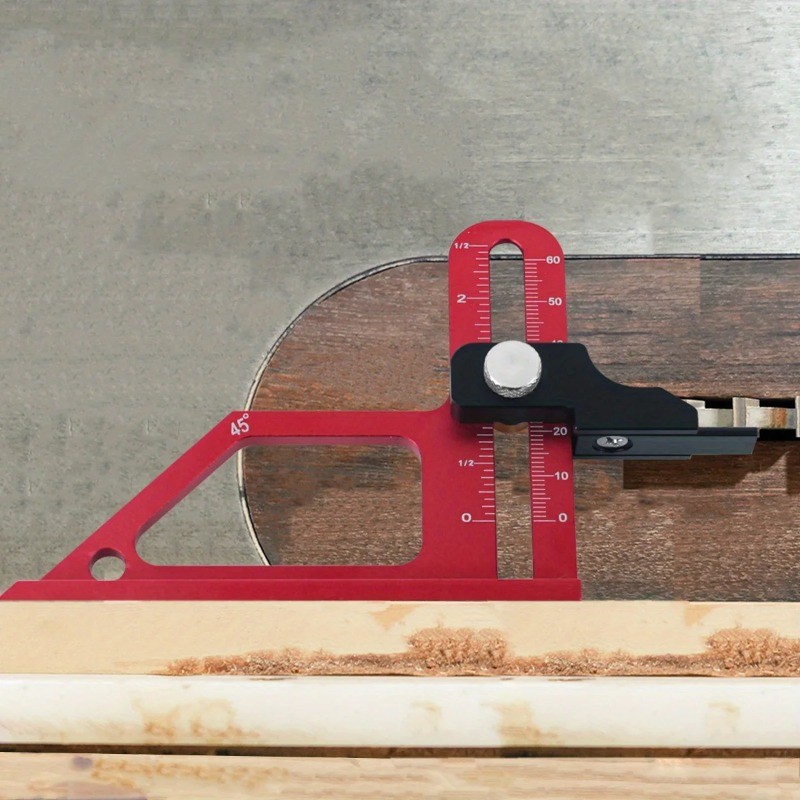 Adjustable Table Saw Depth Gauge 0-60mm with Metric & Inch Scale ...