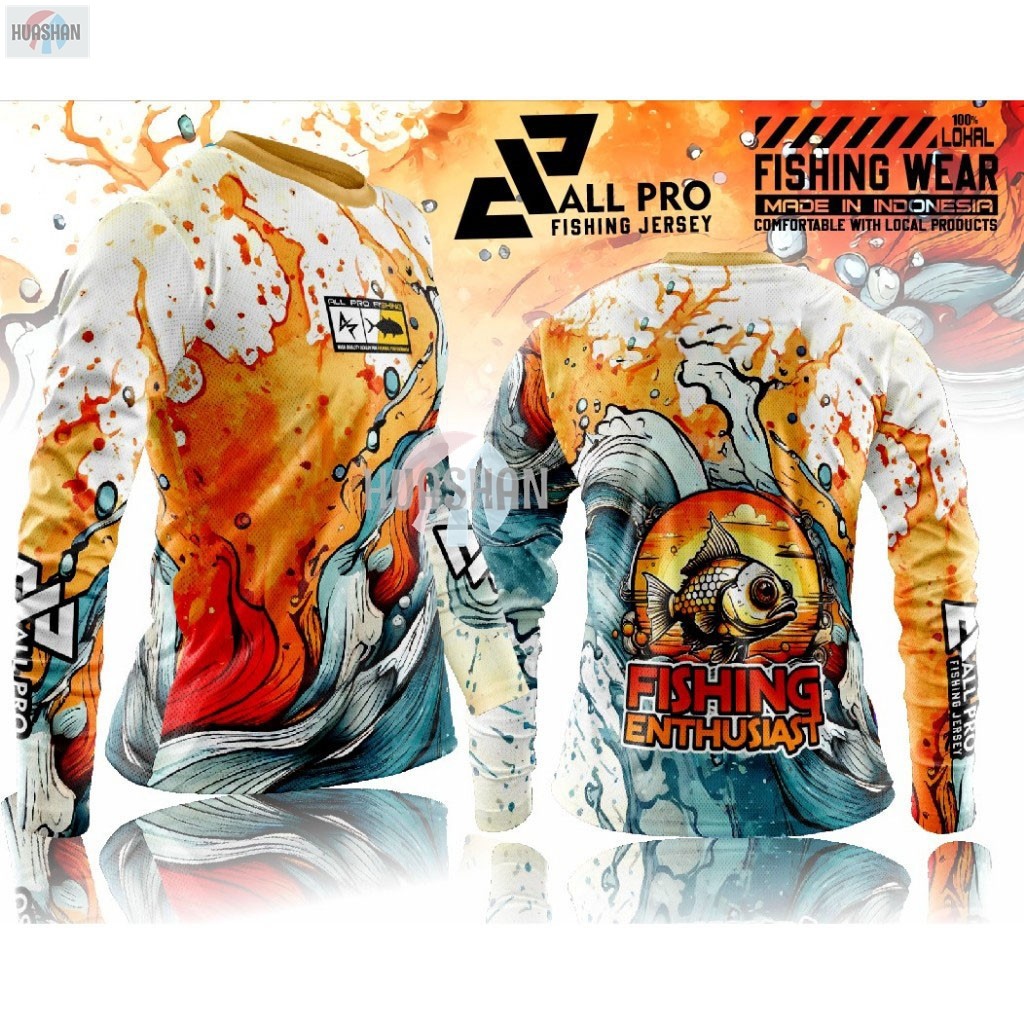 2024 New Design Baju Pancing Long Sleeve Full Sublimation 3D Printed ...