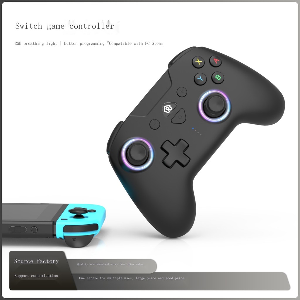 Nintendo switch OLED wireless Bluetooth game controller RGB color light ...