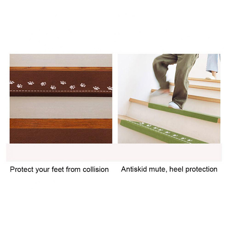 Luminous Soft Stairs Step Mats Cute Glue-free Non-slip Stairs Mats ...