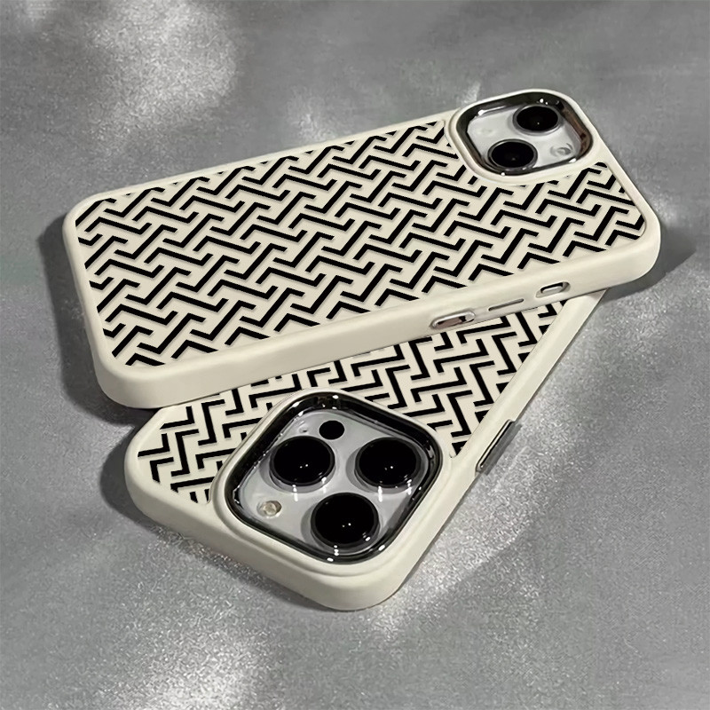 Maze Wall Patterns Phone Casing Compatible for IPhone 16 15 13 14 12 11 ...