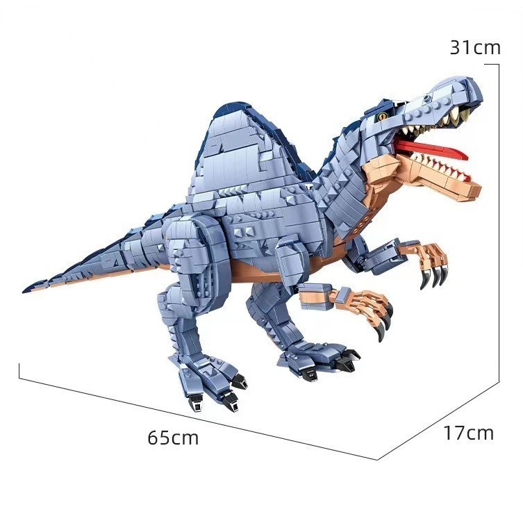 Tyrannosaurus Rex (70cm) Building Blocks 1813 Pcs Panlos Brick Dinosaur ...