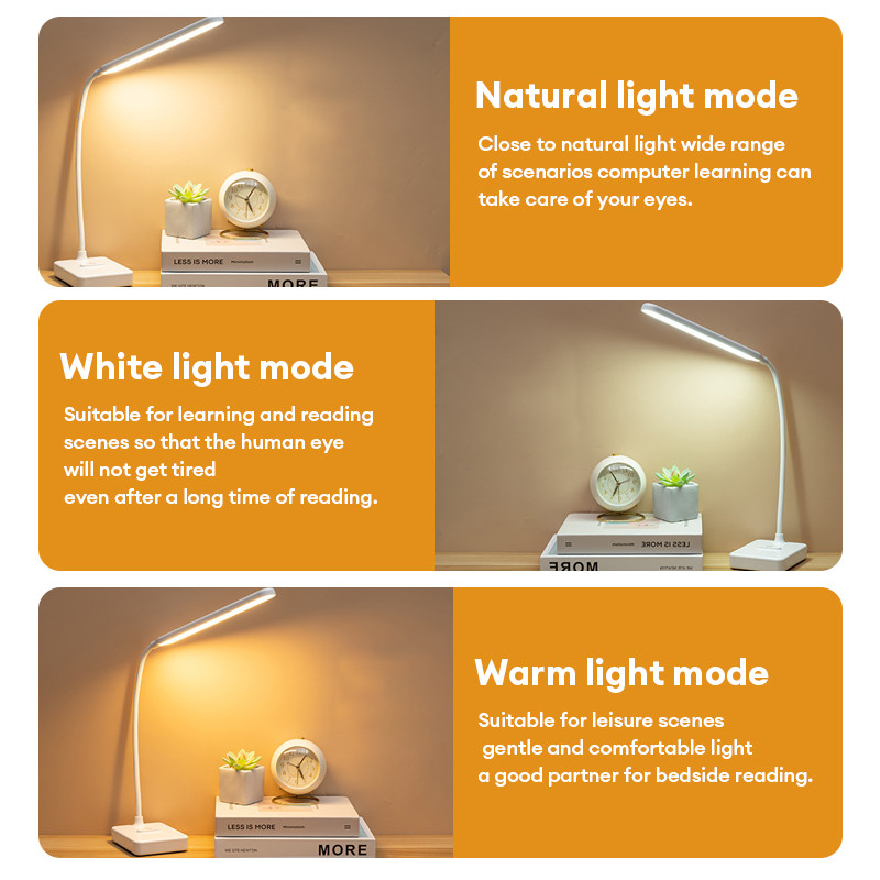 Table Lamp meja study Desk lamp study table light Recharge Reading ...