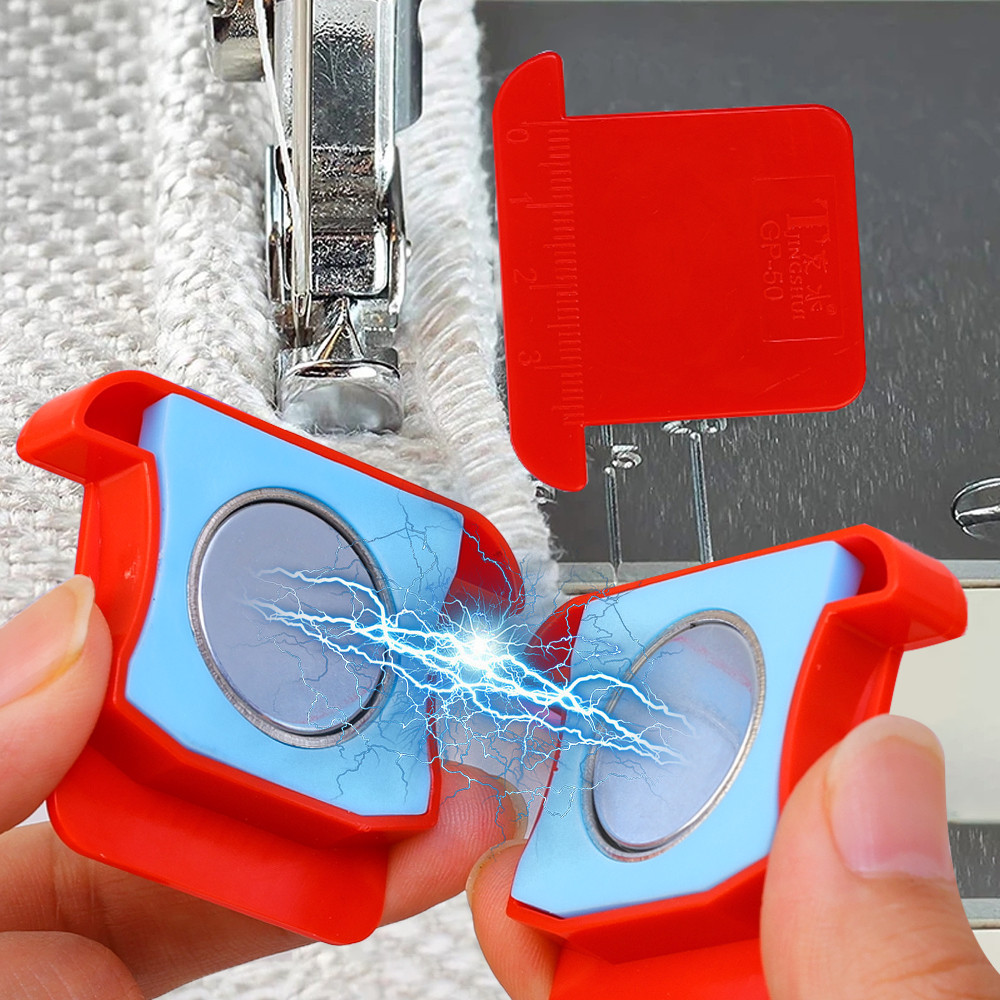 Magnet Gauge Edge Locator, Magnetic Seam Guide for Sewing Machine ...