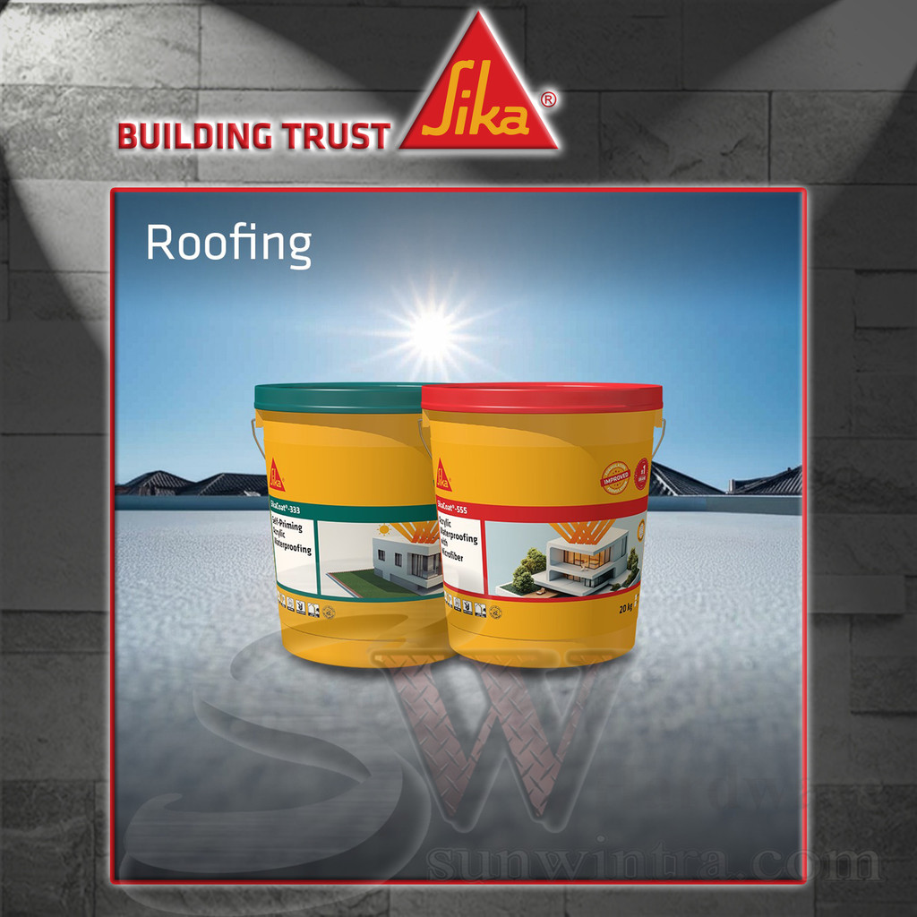 SIKA SikaCoat®-333 Cool 4KG / 20KG WATERPROOFING Elastic and self ...