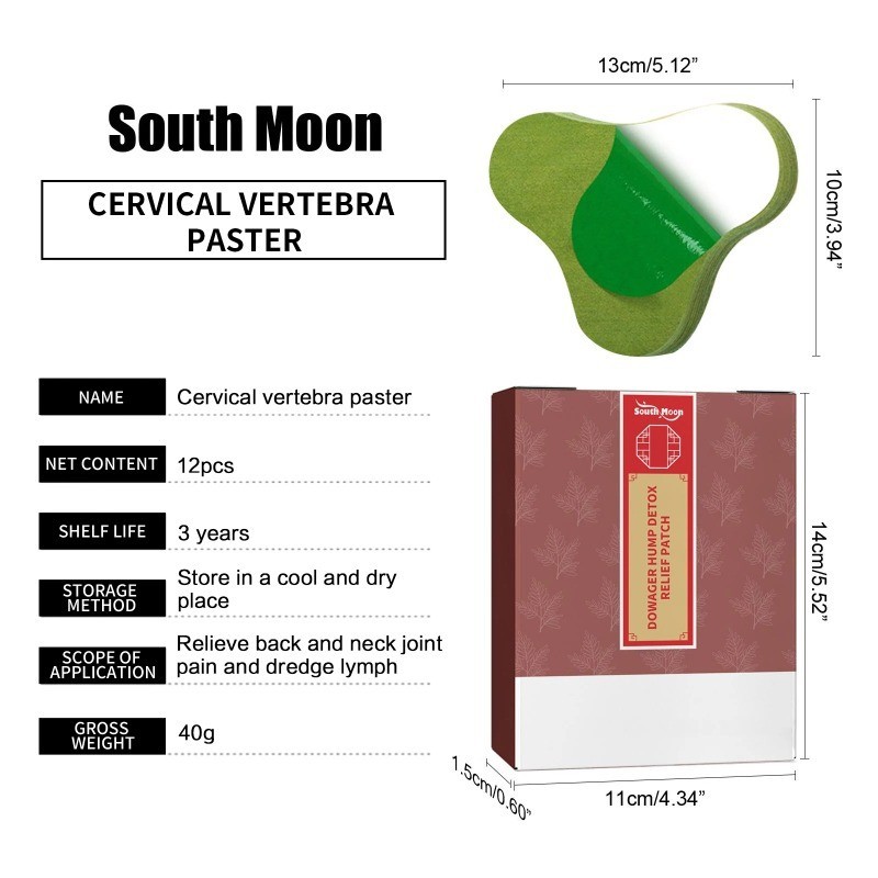 South Moon Neck Hump Removal Plaster Dowager Hump Neck Pain Relief ...
