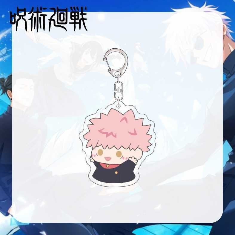 Jujutsu Kaisen Anime Cute Key Chain Gojo Yuji Sukuna Nobara Megumi Cute ...