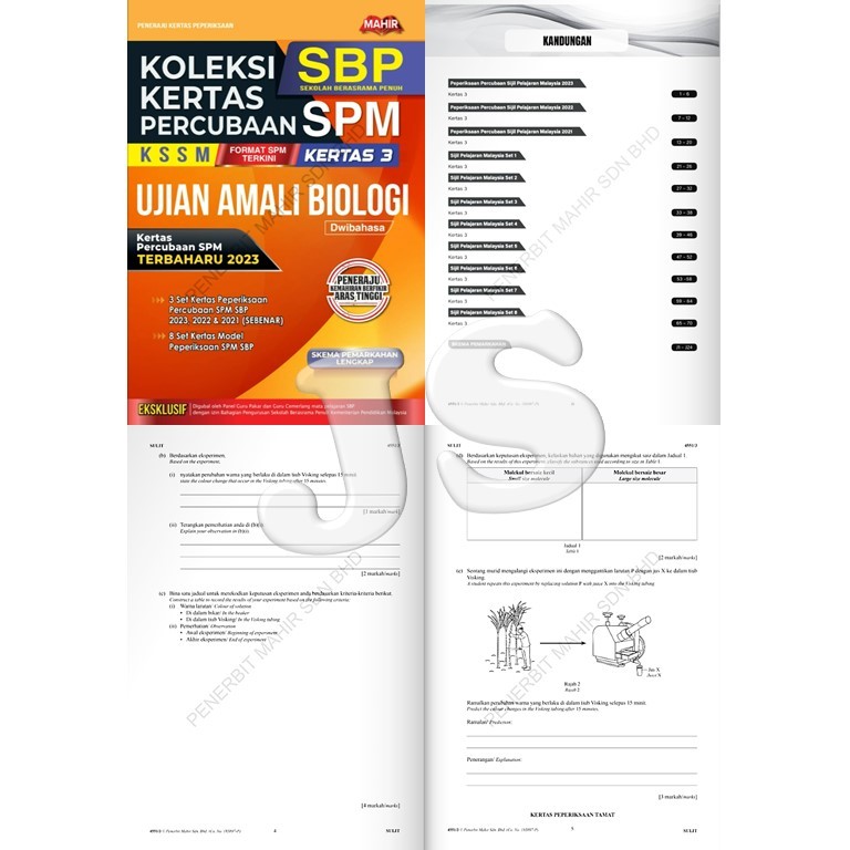 UJIAN AMALI SPM KERTAS 3 - FIZIK/BIOLOGI/KIMIA(DWI)& SPM SBP & PANDUAN UJIAN AMALI SPM - PAN ...
