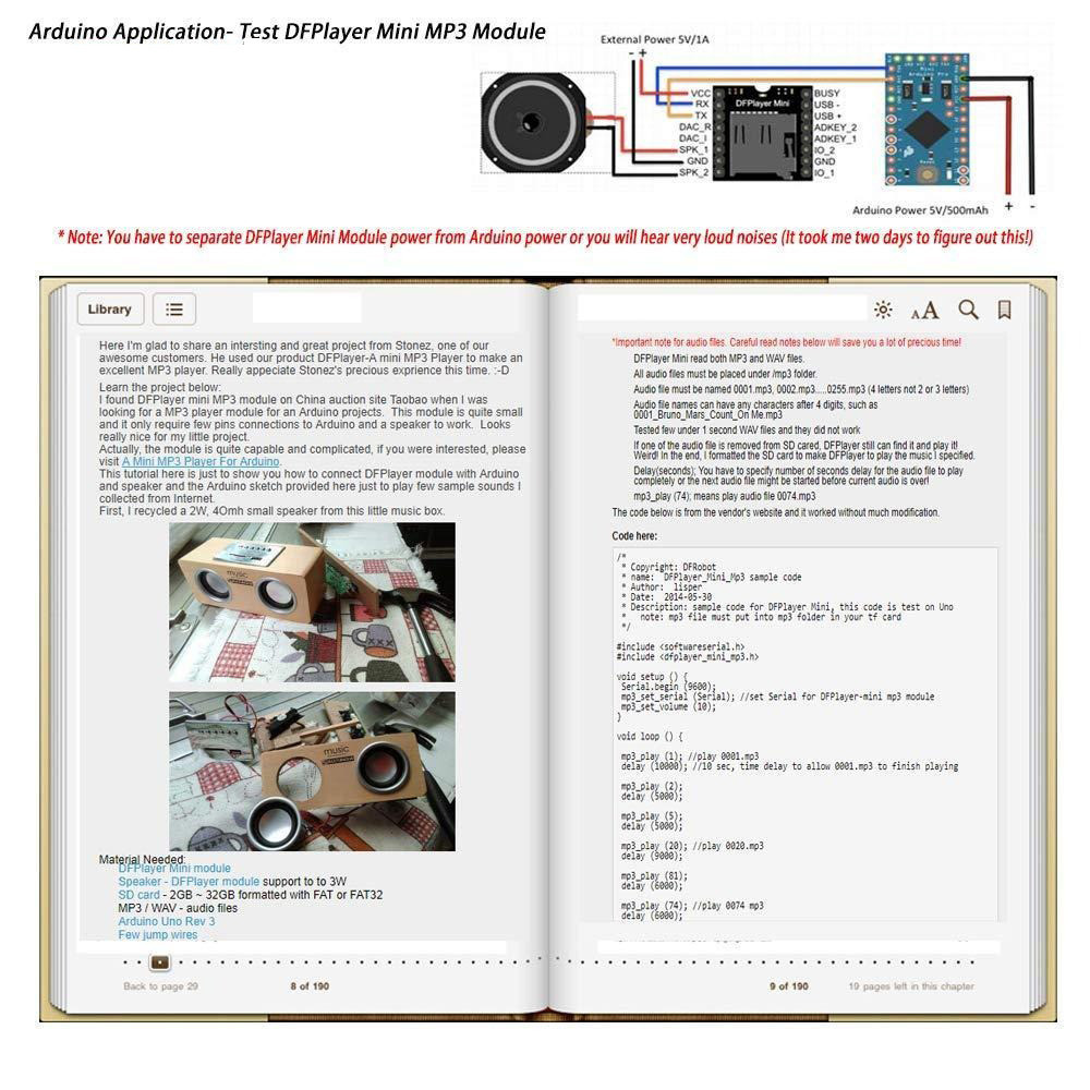 Mini-YX520D Dfplayer Mini Mp3 Player Module TfCard U Disc Audio Player ...
