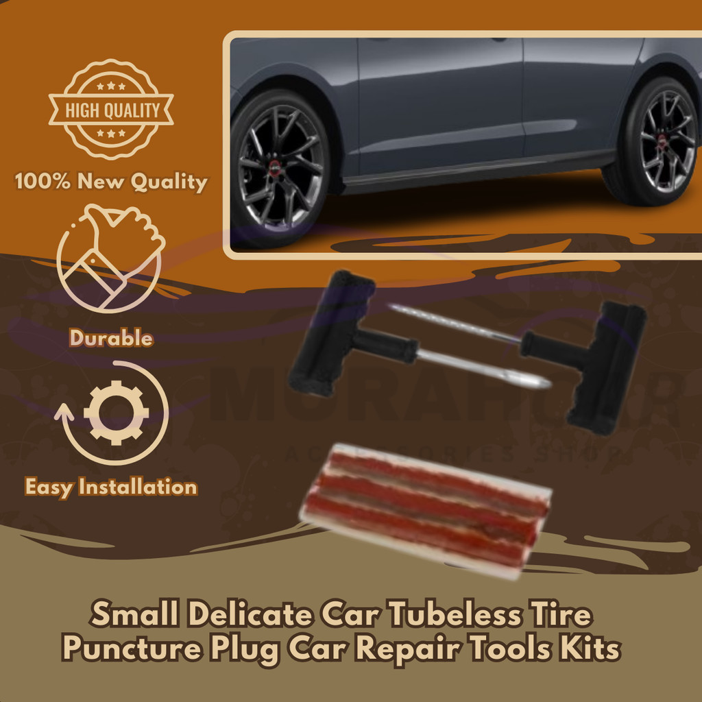 Self Vulcanizing Tubeless Tyre Puncture Car Motorcycle Repair Kit ...