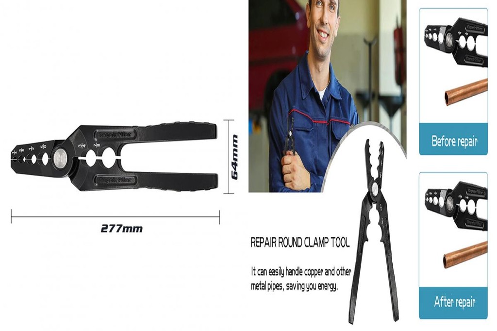 Metal Pipe Bending Pliers Round Pipe Pliers Universal Metal Pipe Repair ...