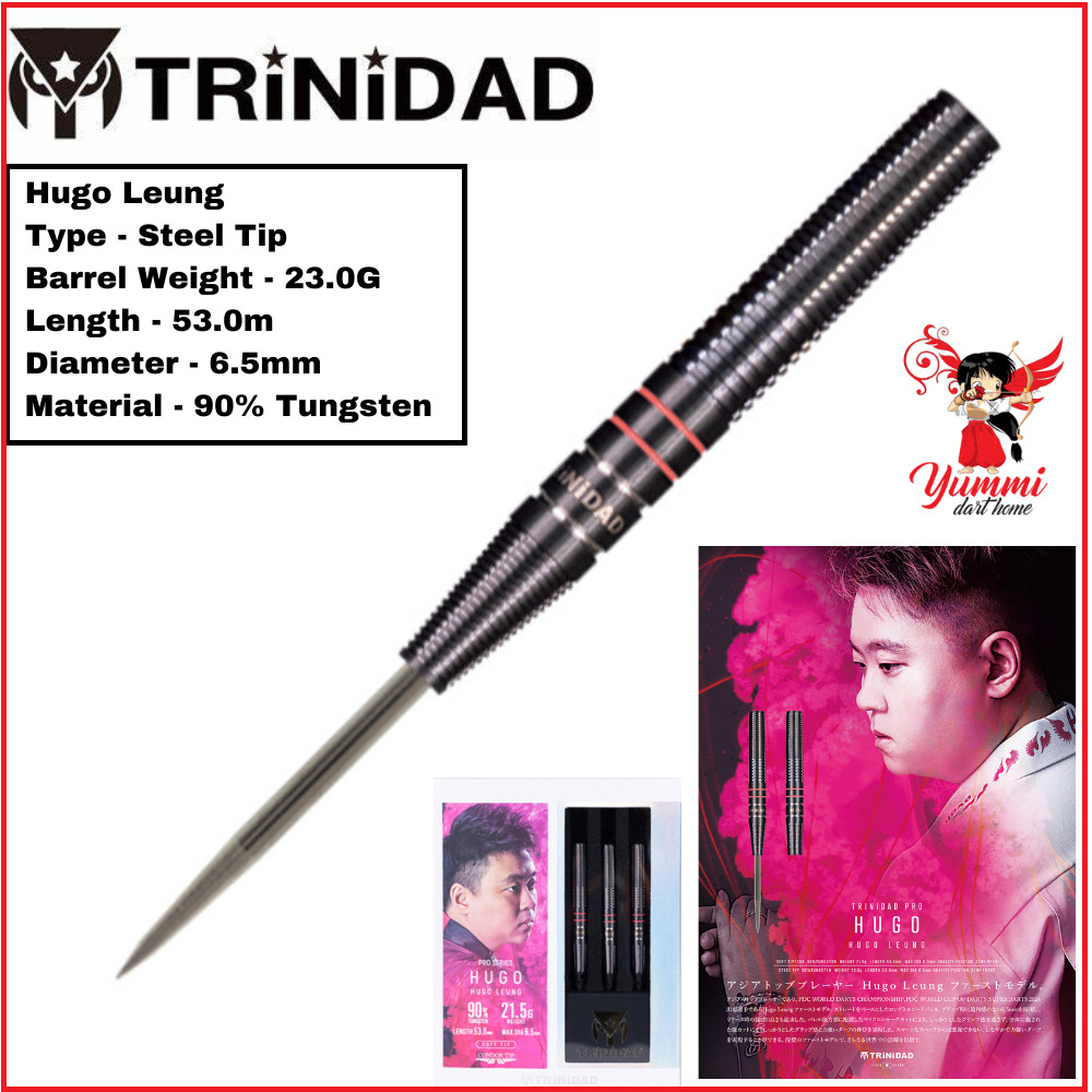 Trinidad Dart Hugo Leung Steel Tip (Barrel Weight 23.0G) | Shopee Malaysia