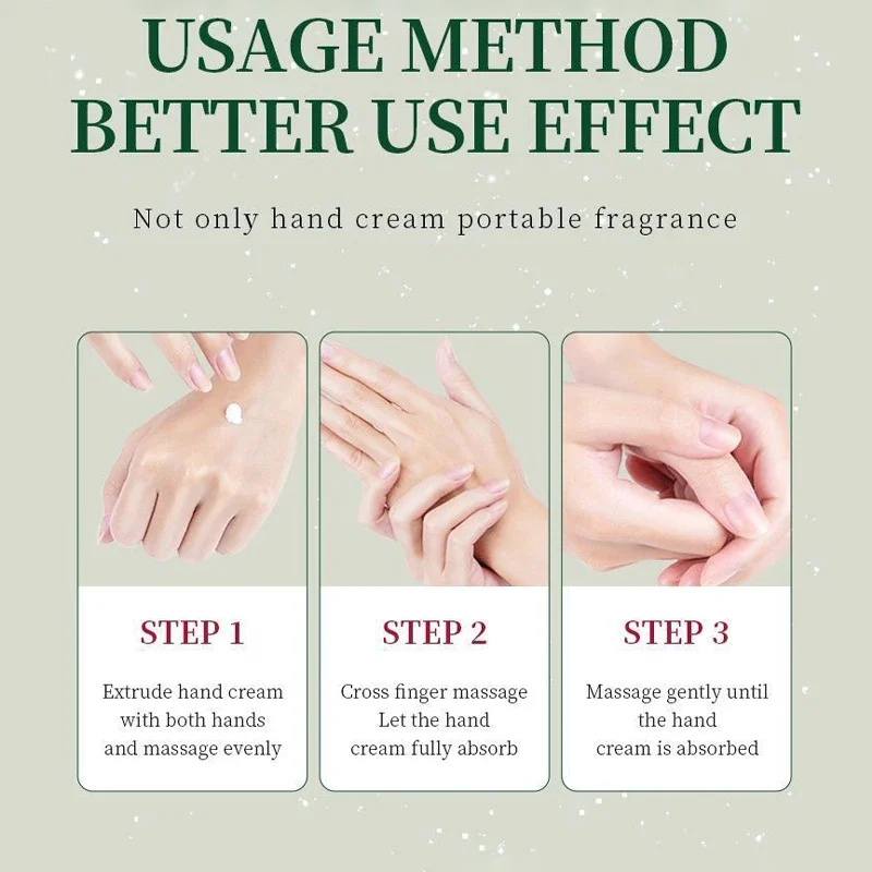 5pc/set Hand Cream Tender Slippery Anti Dry Crack Hand Whitening Foot ...