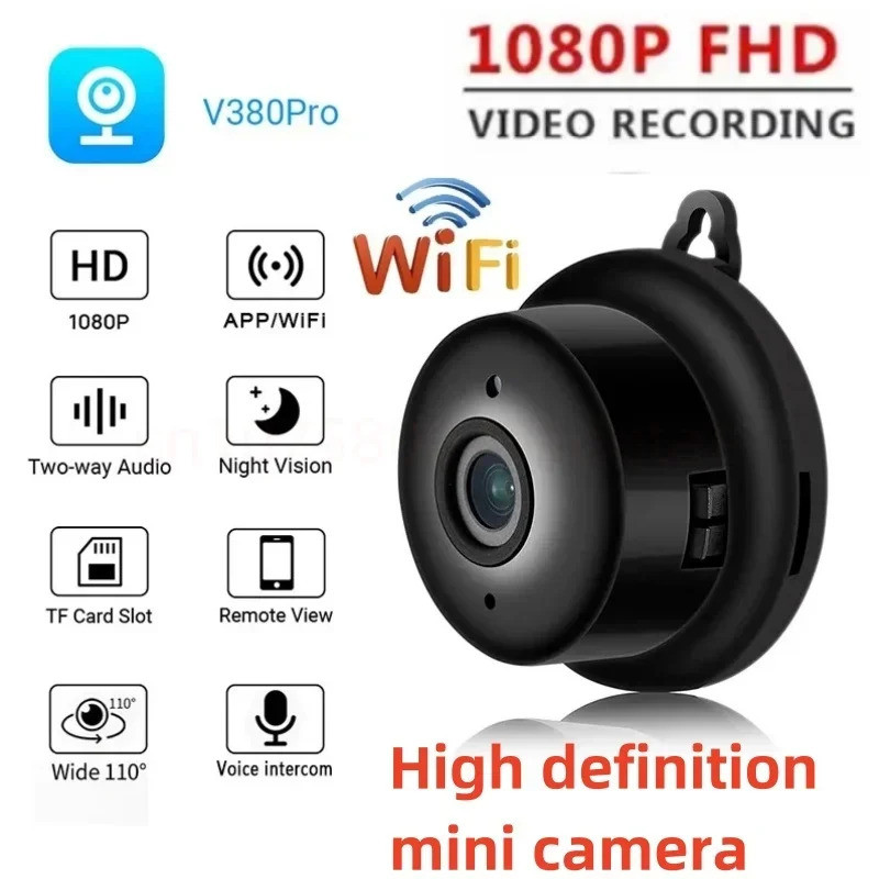 Security Mini Camera HD 1080P WiFi IP Night Vision Home Smart Motion ...